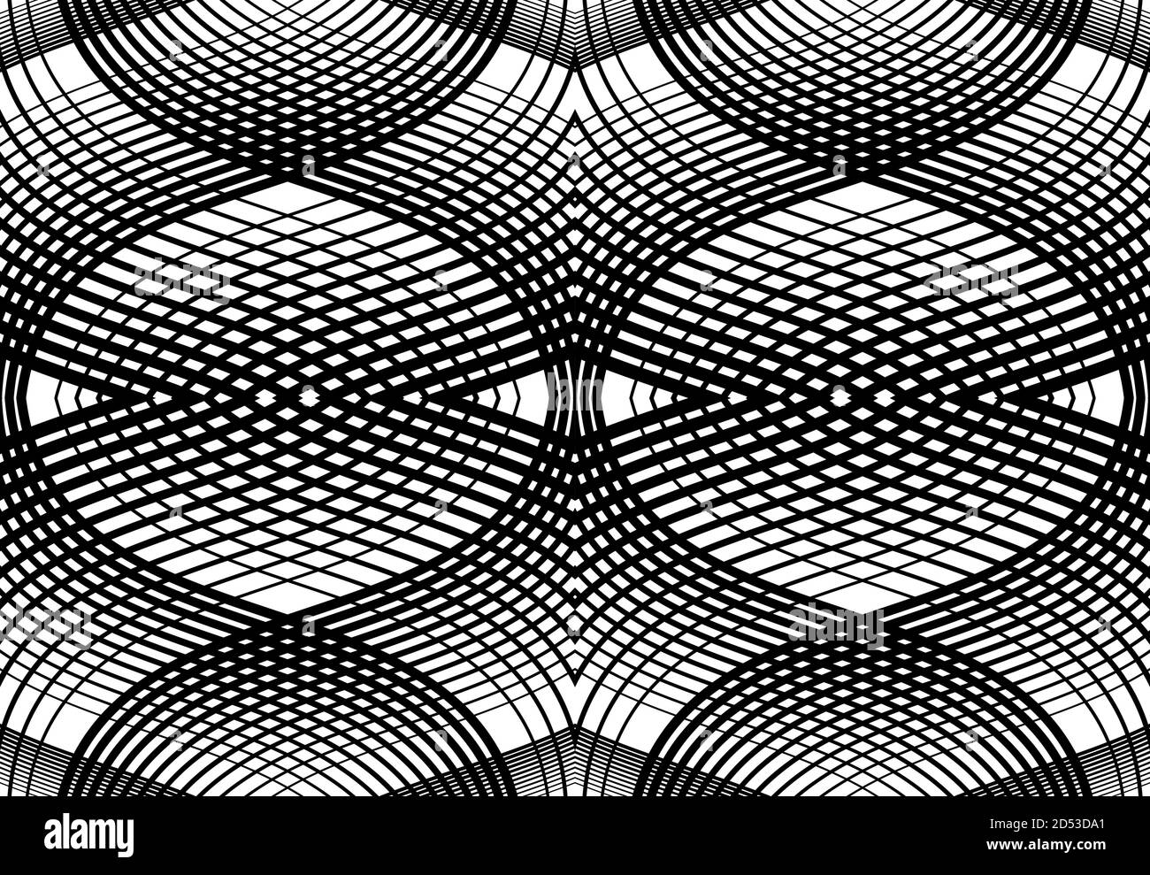 Wiederholbare und kachelbare Gitter, Netz aus Zick-Zack, Kreuz-und ...