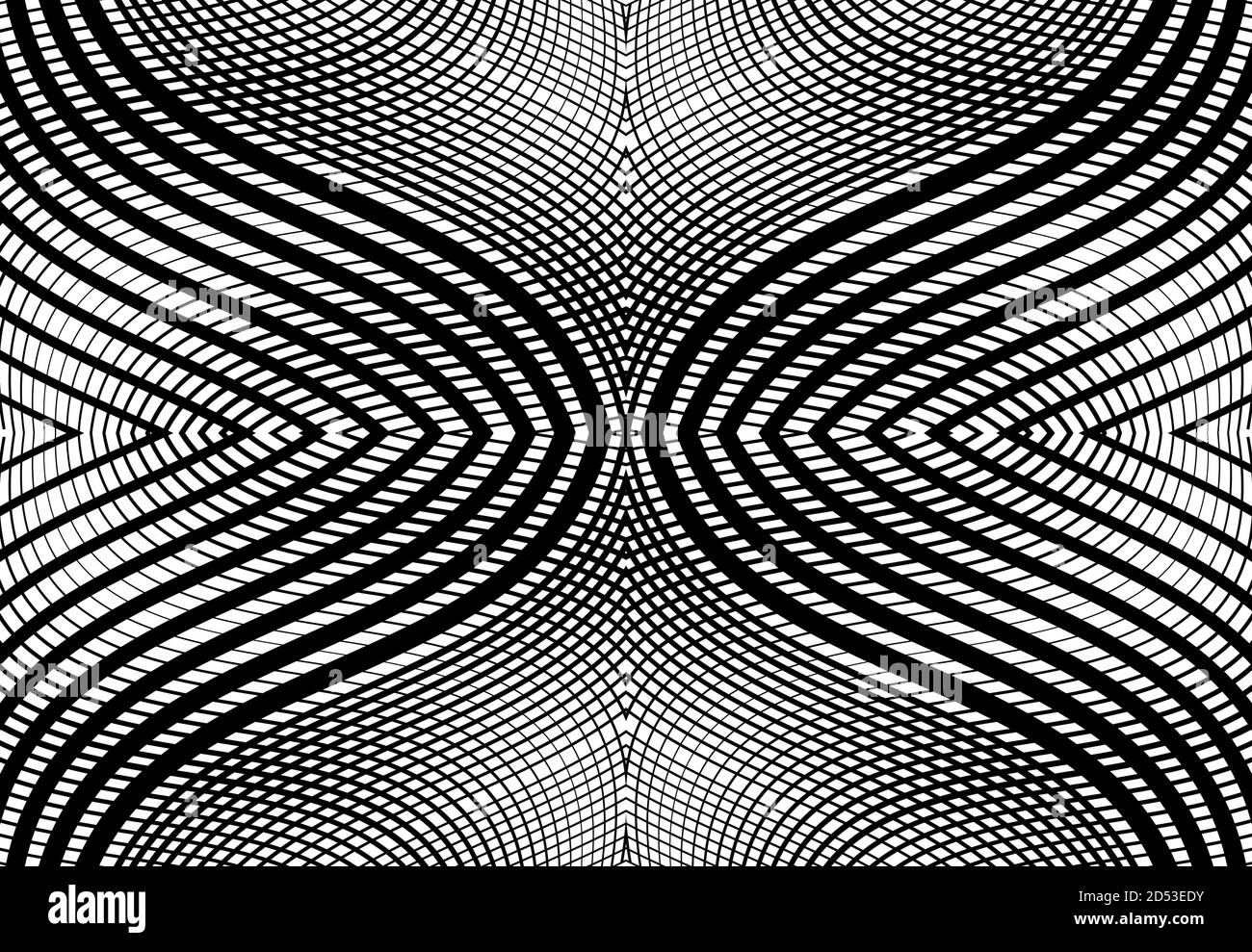 Wiederholbare und kachelbare Gitter, Netz aus Zick-Zack, Kreuz-und ...