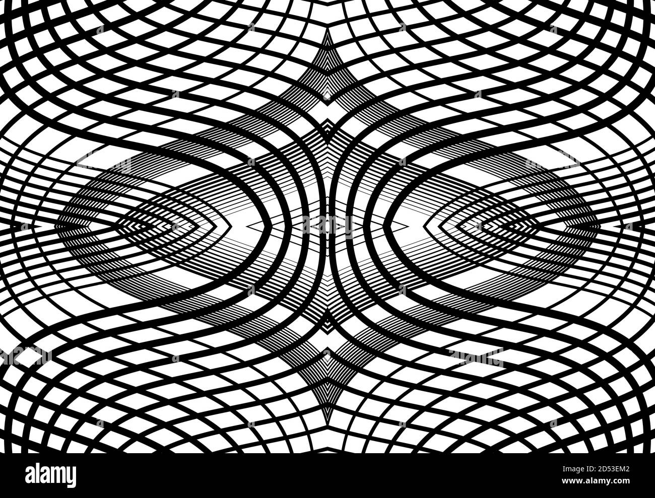 Wiederholbare und kachelbare Gitter, Netz aus Zick-Zack, Kreuz-und ...