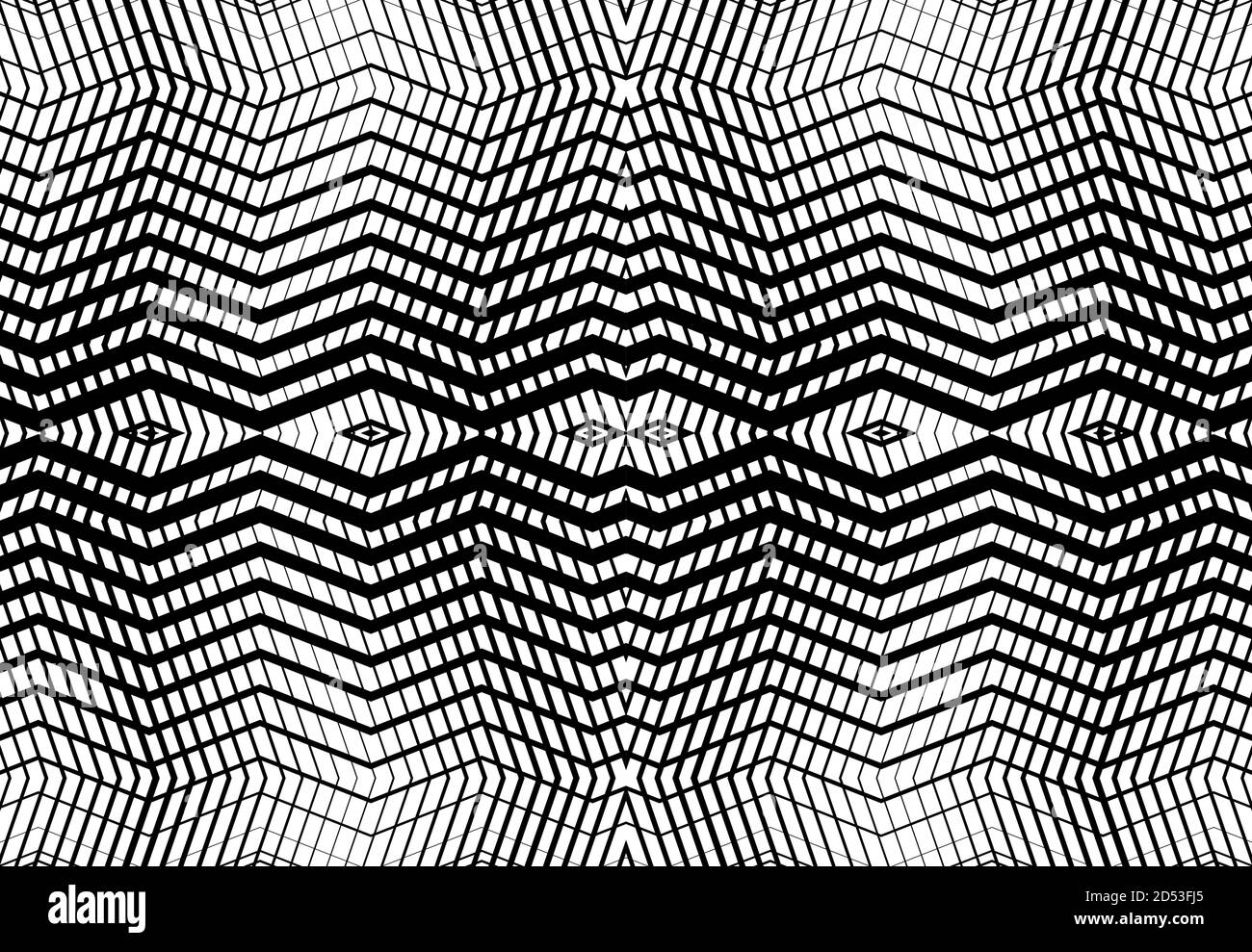 Wiederholbare und kachelbare Gitter, Netz aus Zick-Zack, Kreuz-und ...