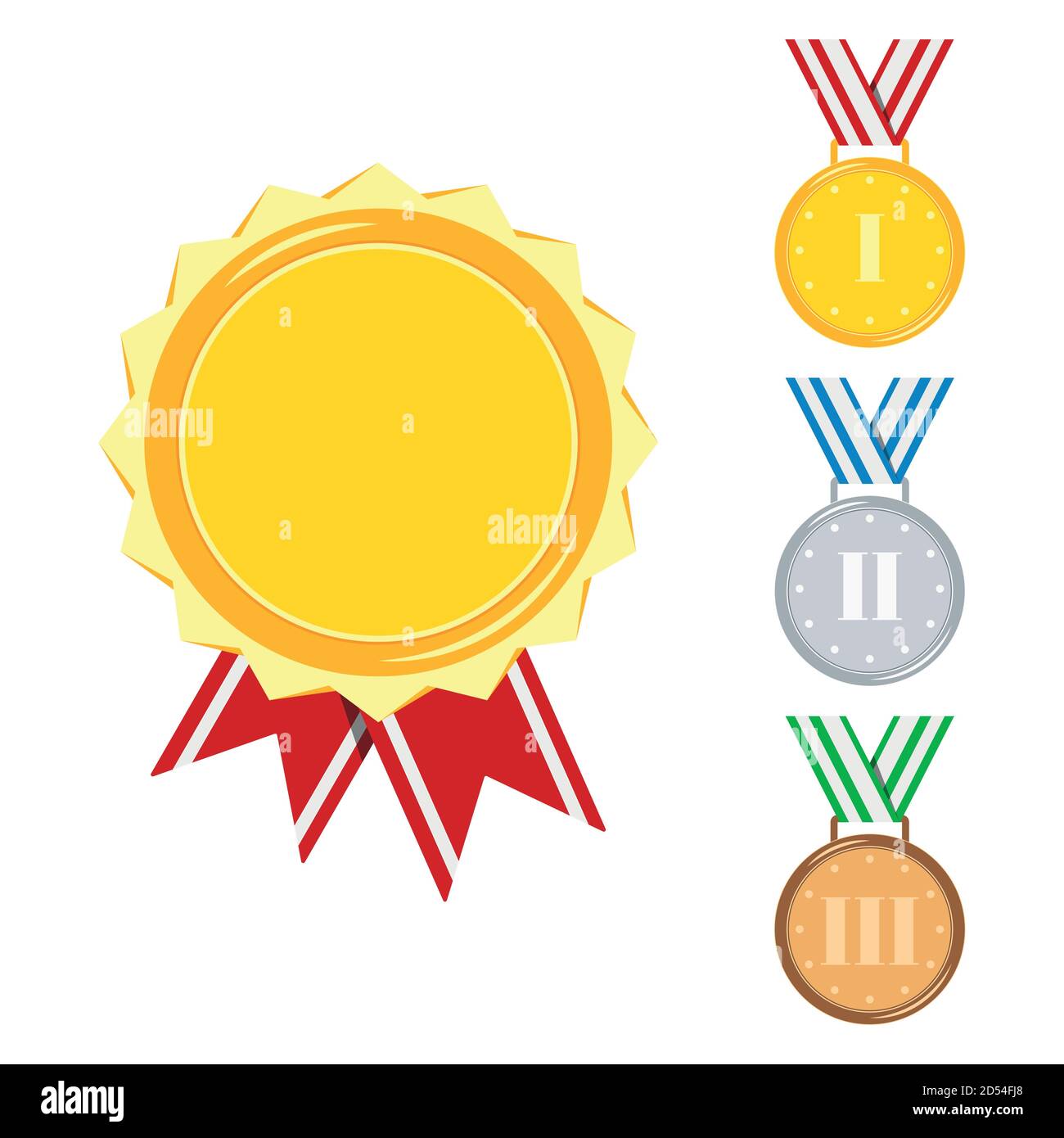 Medal first place icon cartoon -Fotos und -Bildmaterial in hoher ...