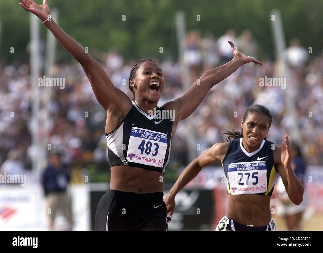 100m sprint race -Fotos und -Bildmaterial in hoher Auflösung – Alamy