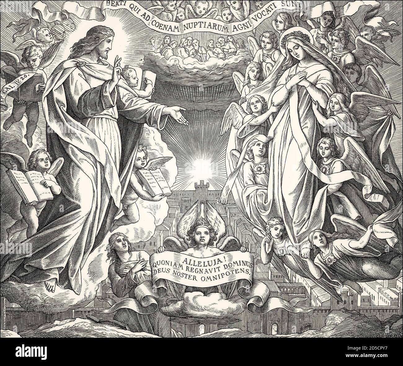 Das neue Jerusalem, Buch der Offenbarung, Neues Testament, von Julius ...