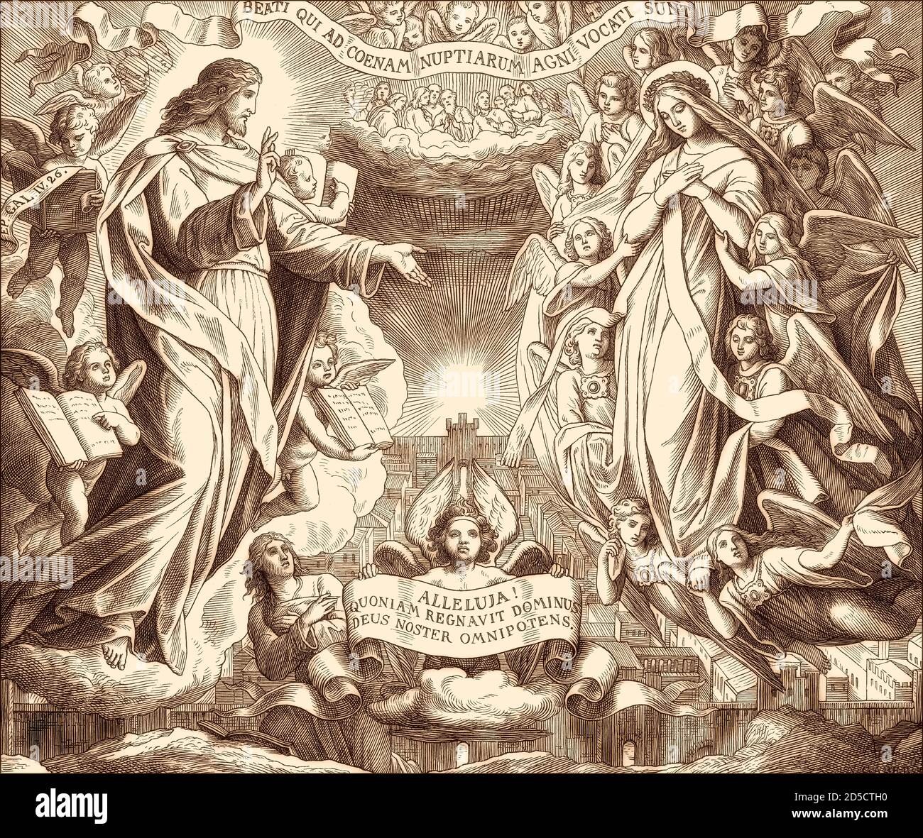 Das neue Jerusalem, Buch der Offenbarung, Neues Testament, von Julius ...