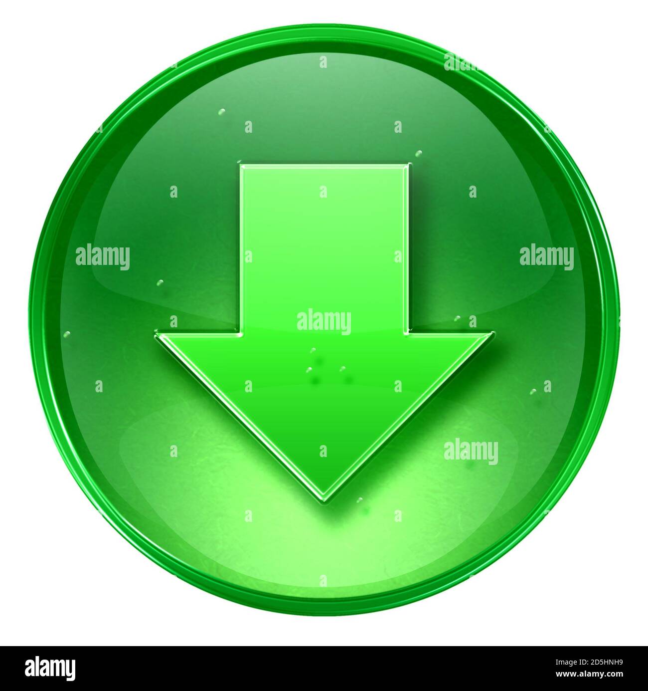 Pfeil nach unten drehen Stockfotos und -bilder Kaufen - Alamy