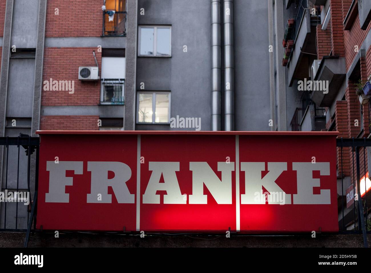 Franke logo -Fotos und -Bildmaterial in hoher Auflösung – Alamy