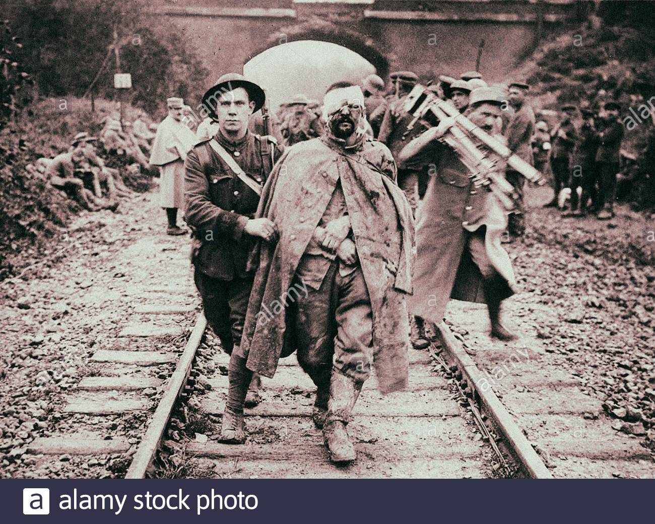 Wounded German Soldier Stockfotos und -bilder Kaufen - Alamy