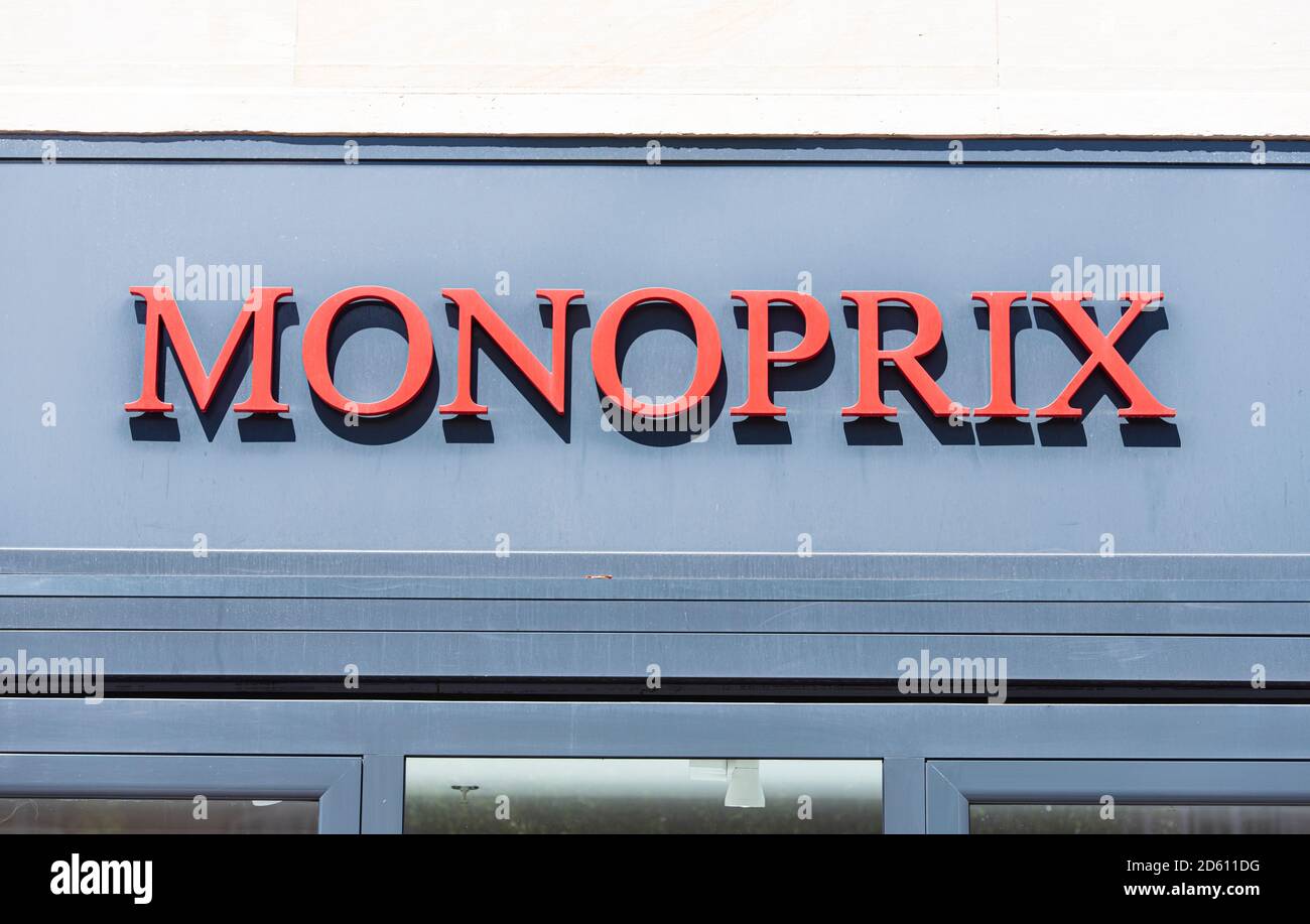 Monoprix logo -Fotos und -Bildmaterial in hoher Auflösung – Alamy
