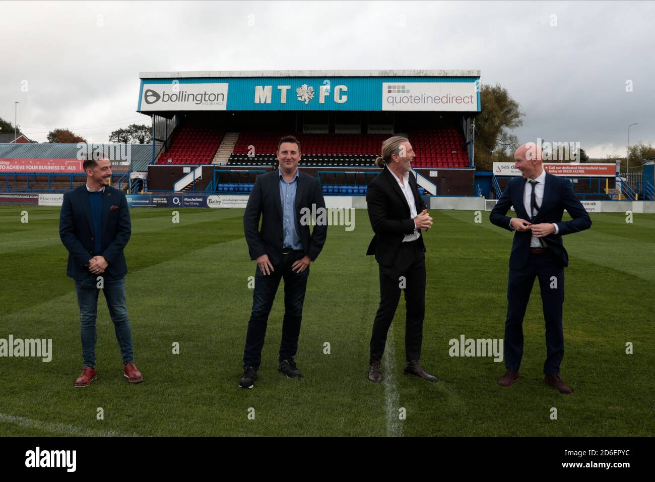 Carlos Roca, Robert Smethurst, Robbie Savage und Danny Whittaker das ...