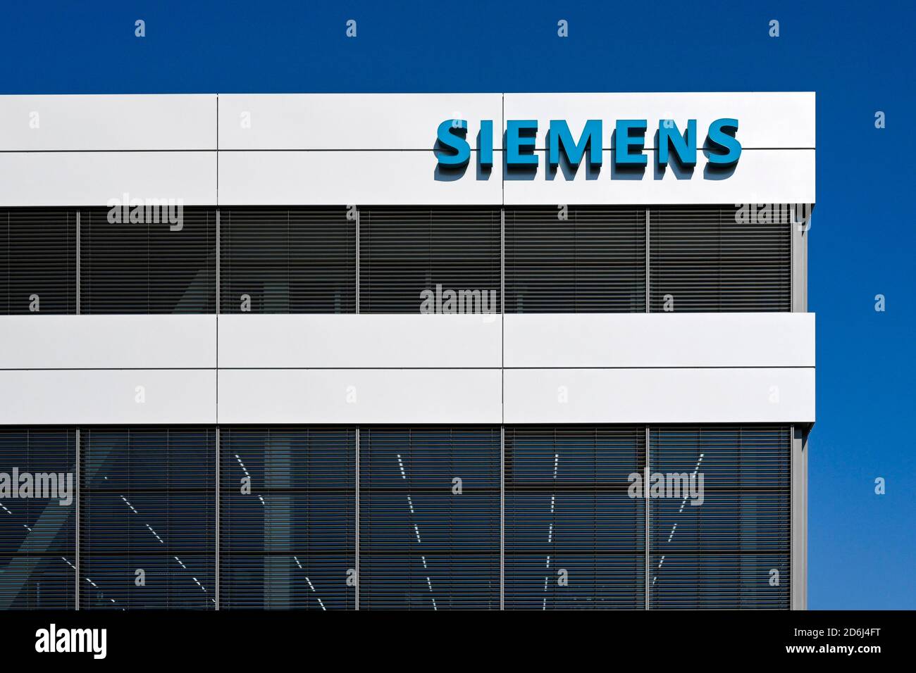 Siemens Logo, Schweiz Stockfotografie - Alamy