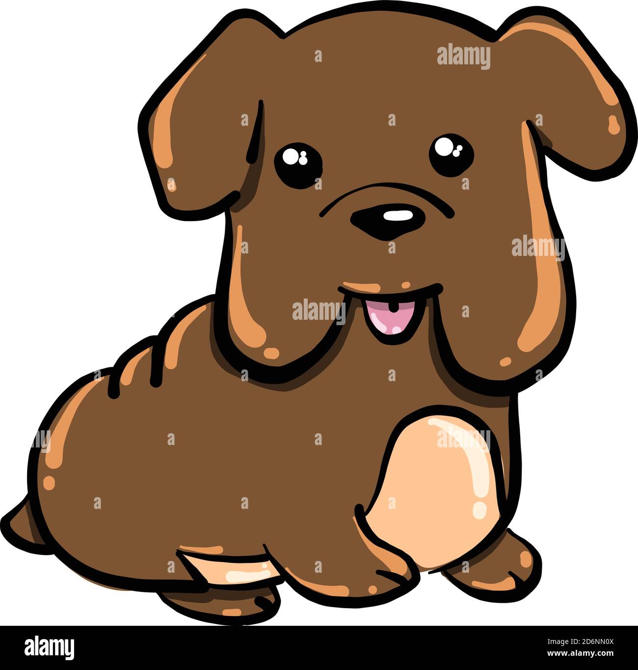 Dicker hund Stock-Vektorgrafiken kaufen - Alamy