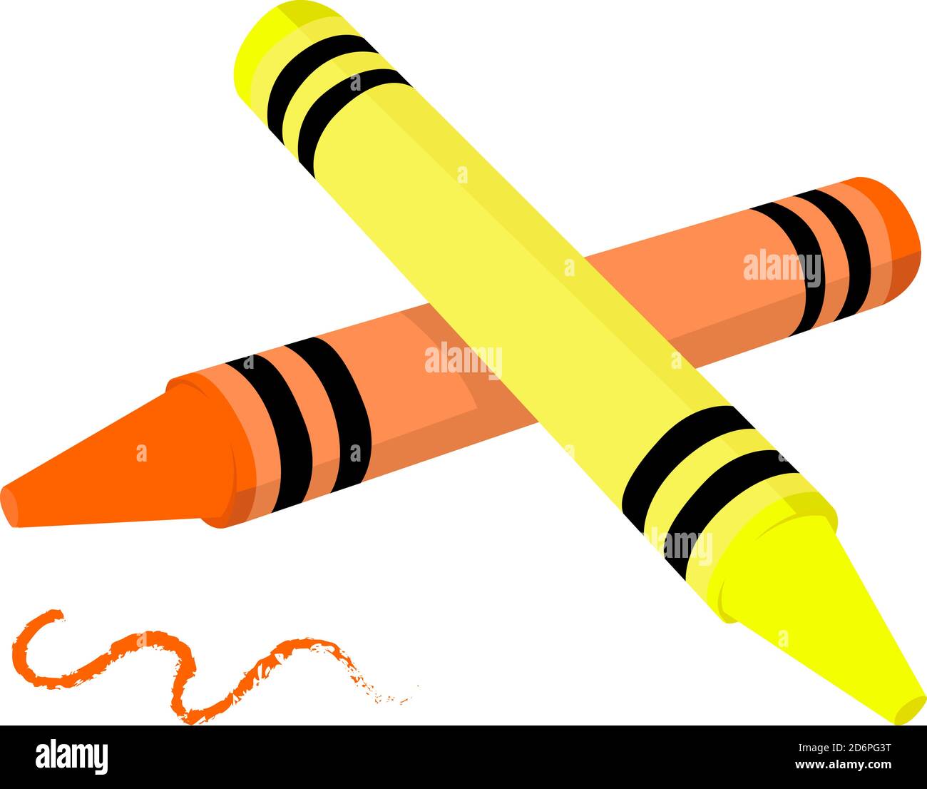 Kinder bunte buntstifte Stock-Vektorgrafiken kaufen - Alamy
