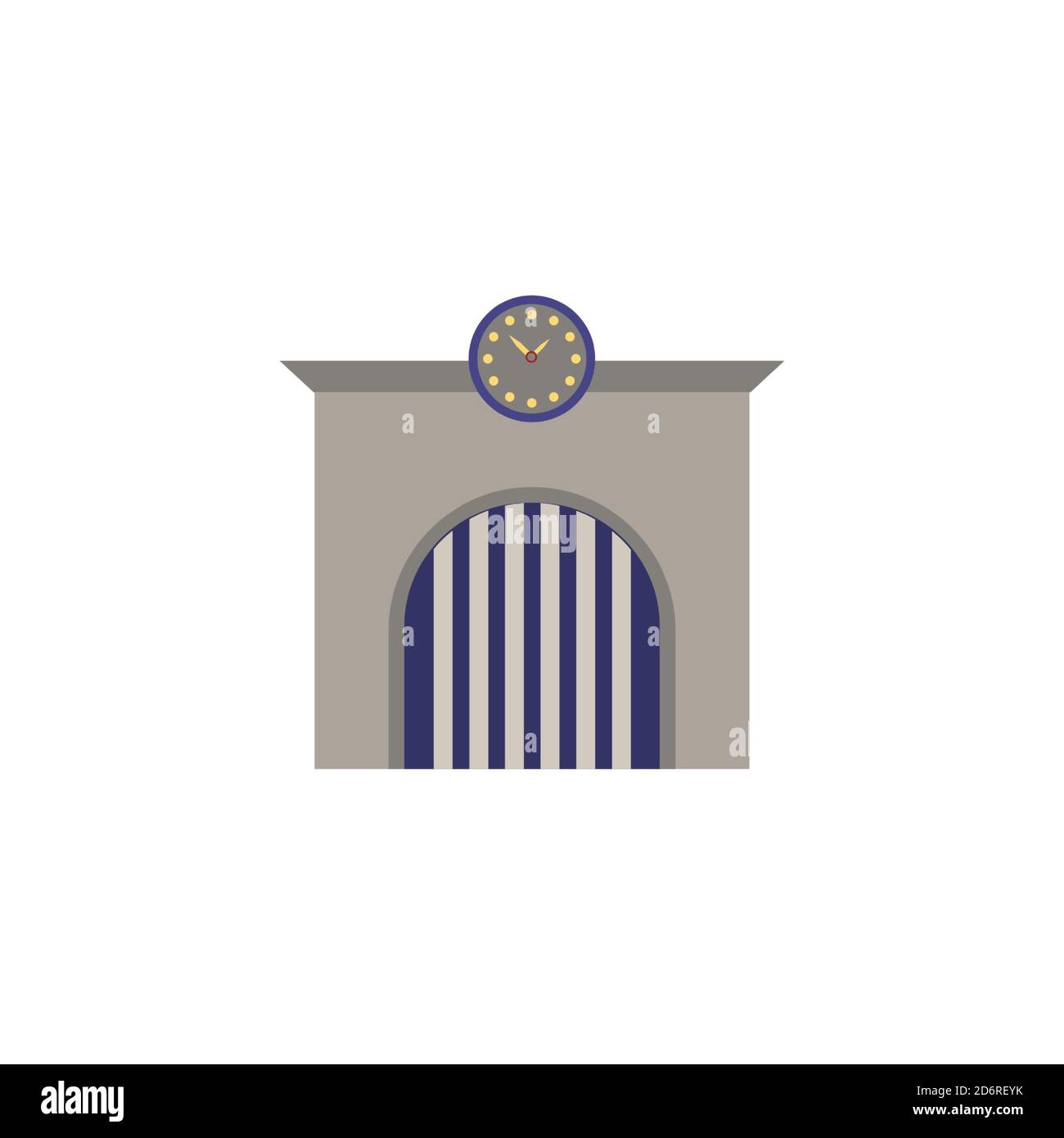 Symbol für Bahnhof. Monochrom einfaches Bahnhof Symbol für Vorlagen ...