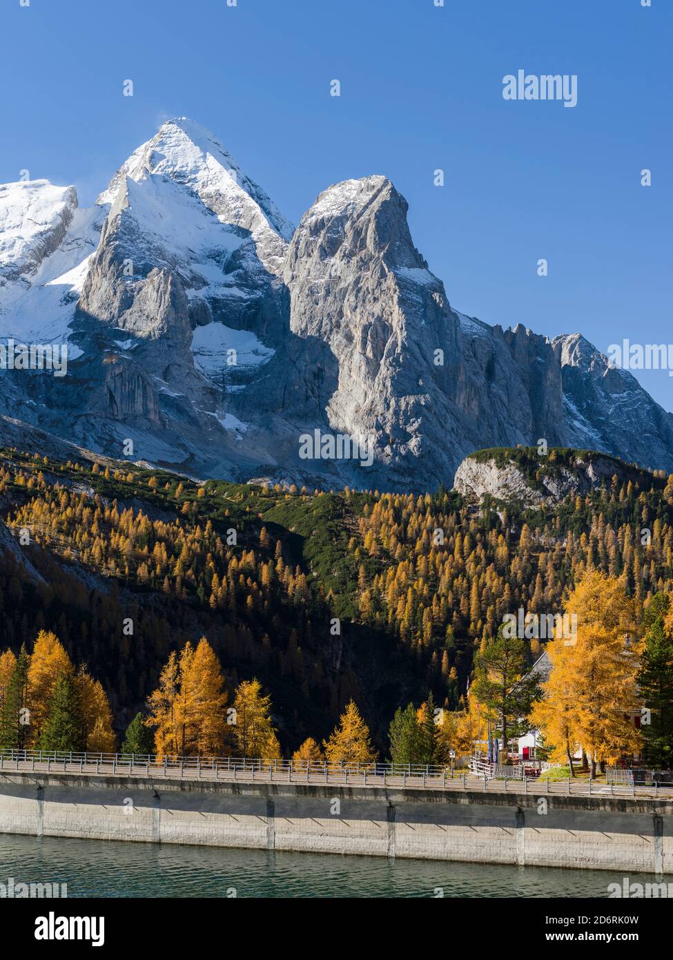 Marmolada - Bergkette in den Dolomiten, Marmolada und Gran Vernel. Der ...