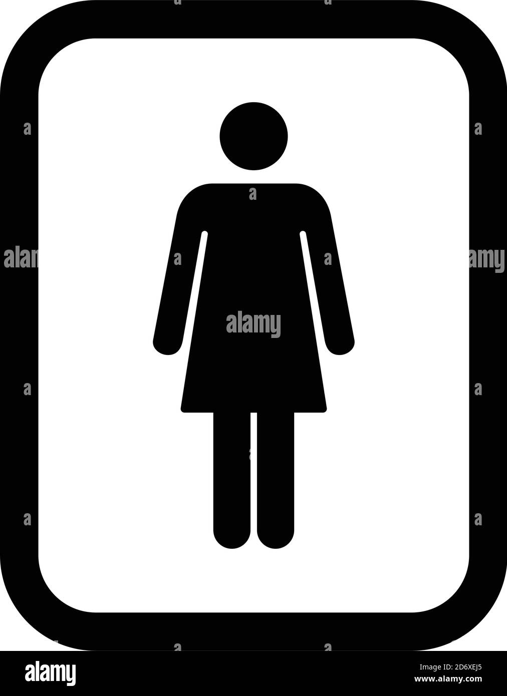 Symbol Symbol Symbol Vektor für WC Zeichen in einer Glyphe ...