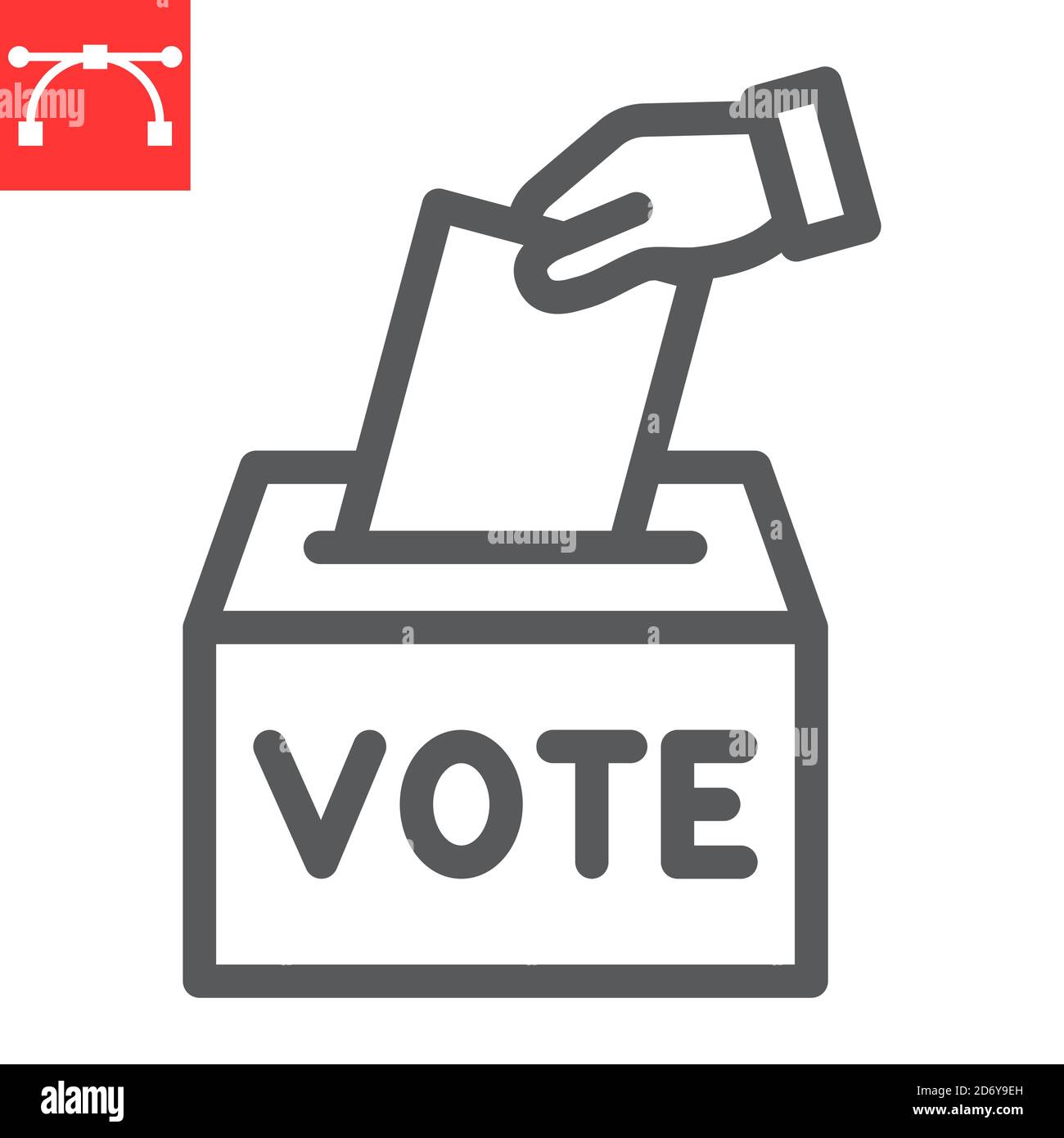 Wahlurne piktogramm -Fotos und -Bildmaterial in hoher Auflösung – Alamy