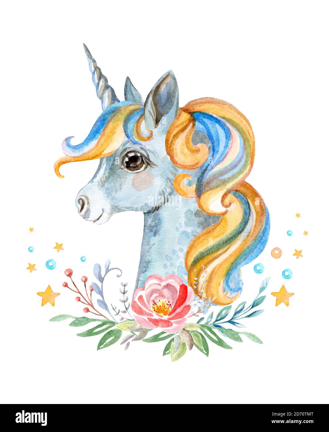 Aquarell einhorn -Fotos und -Bildmaterial in hoher Auflösung – Alamy