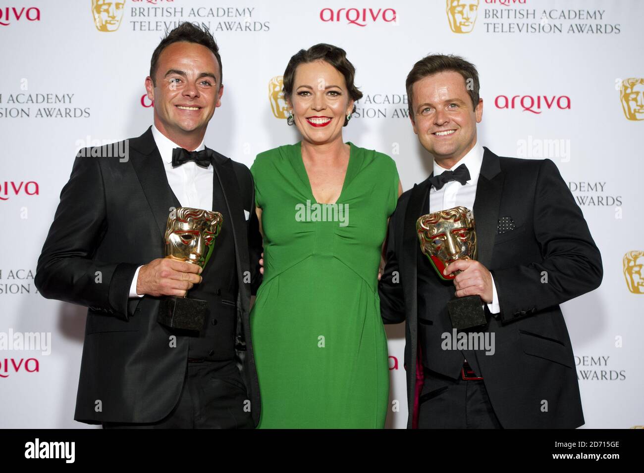 Anthony McPartlin und Declan Donnelly (rechts) mit dem Entertainment ...