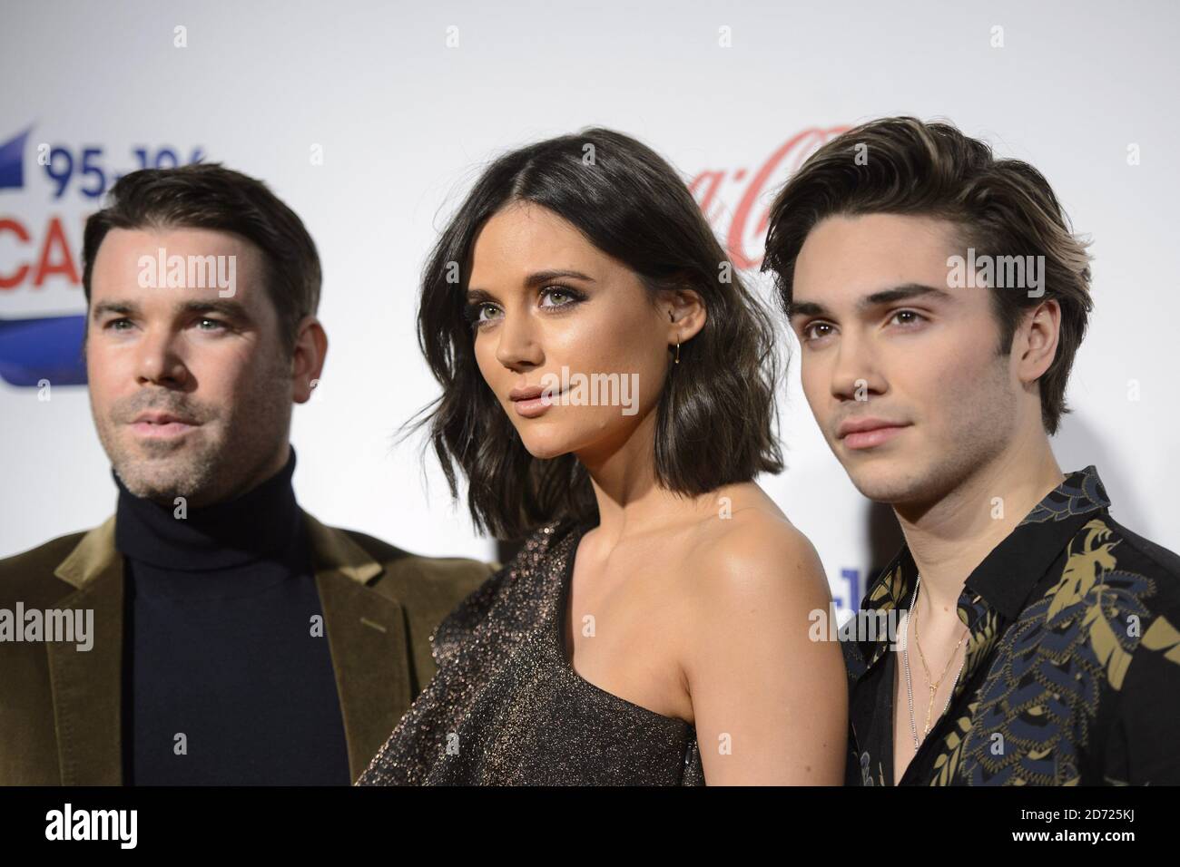Dave Berry, Lilah Parsons und George Shelley beim Capital's Jingle Bell ...