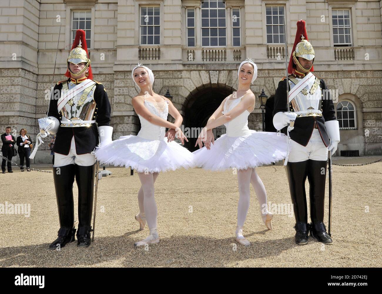 Tänzer des English National Ballet im Rahmen des Big Dance von T Mobile ...