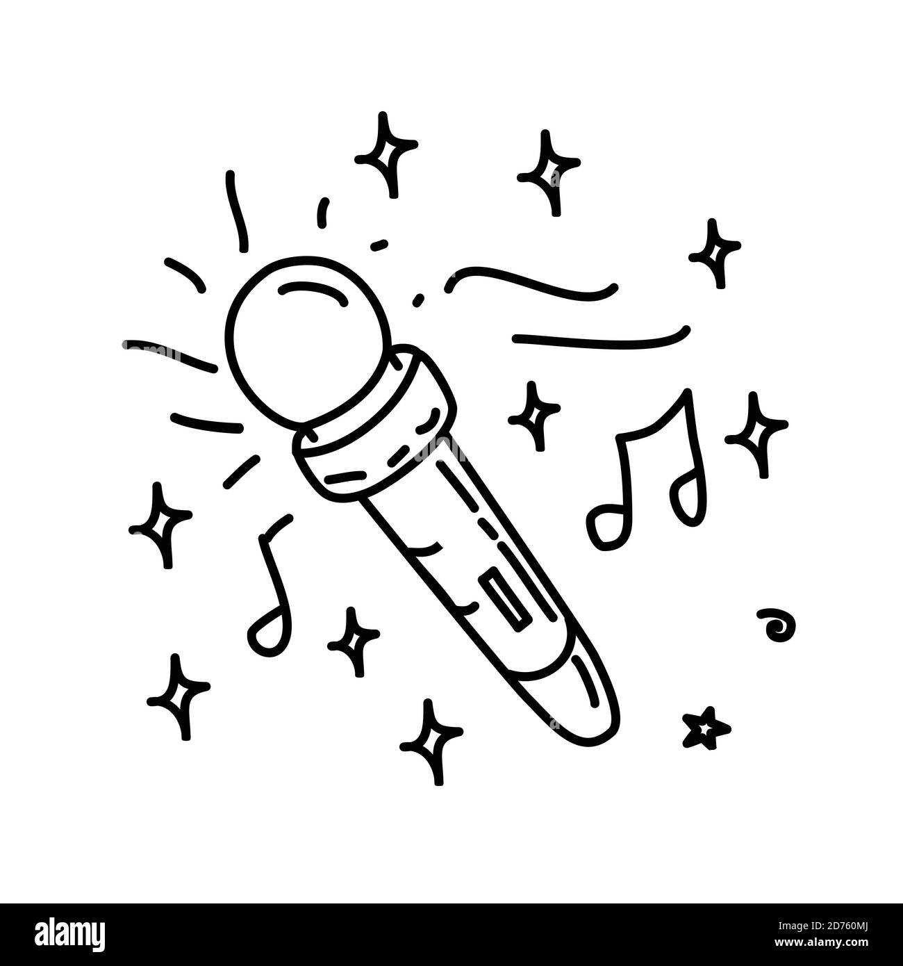 Spaß-Symbol. Handgezeichnete oder schwarze Umrisssymbole Stock ...