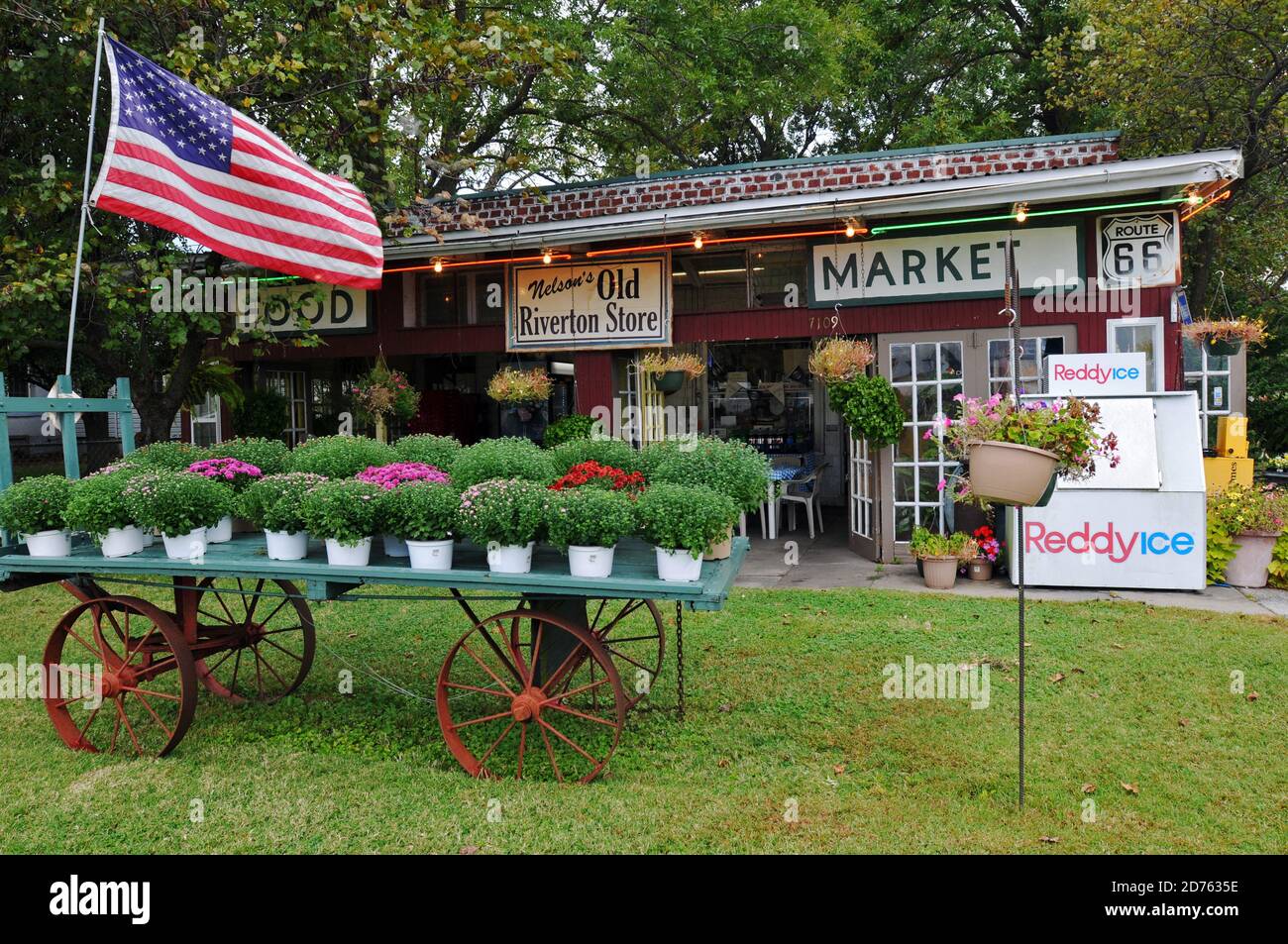 Historische Alte Route 66 Wahrzeichen Stockfotos und -bilder Kaufen - Alamy