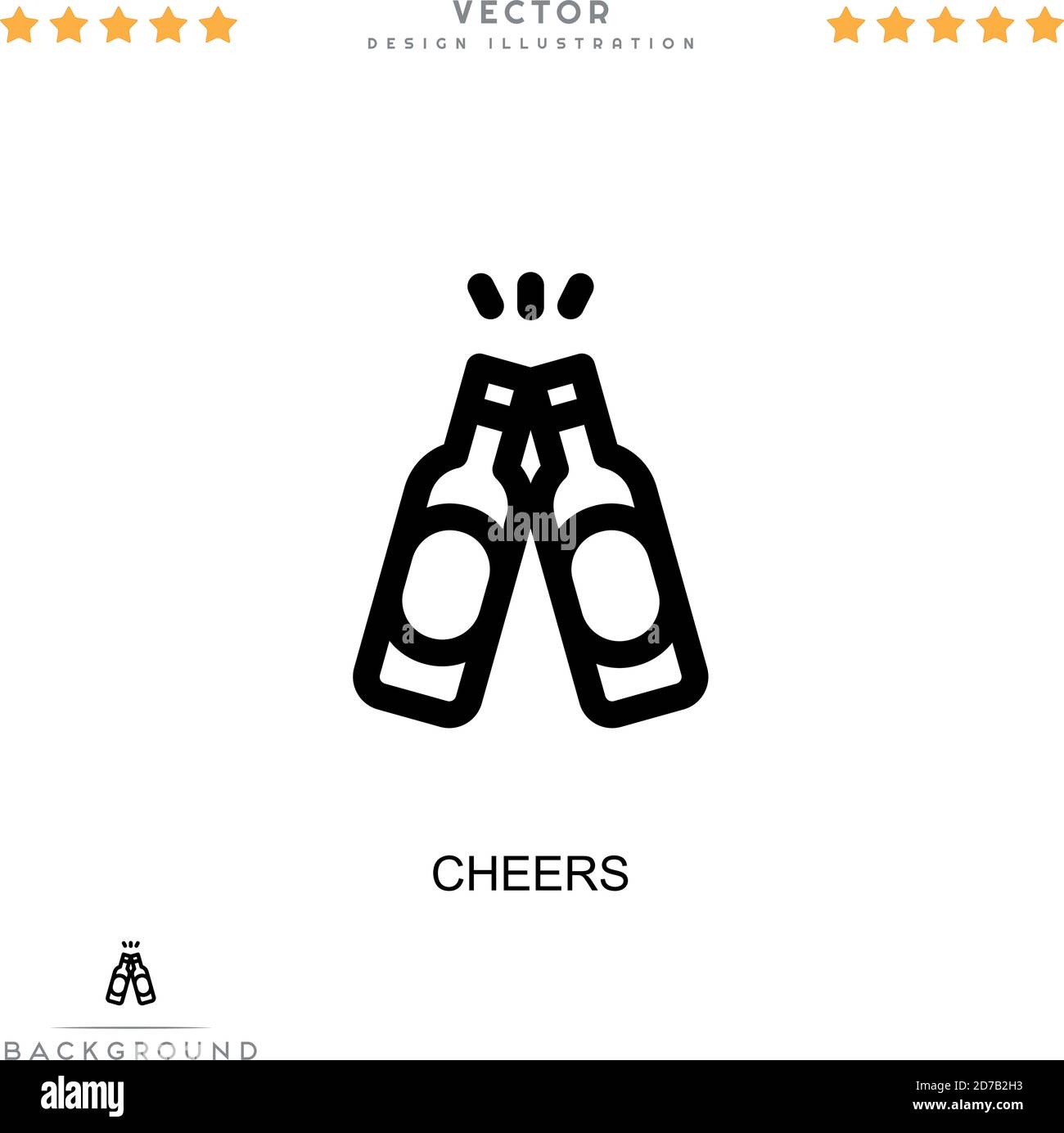 Prost-Symbol. Einfaches Element aus der digitalen Störungs-Sammlung ...