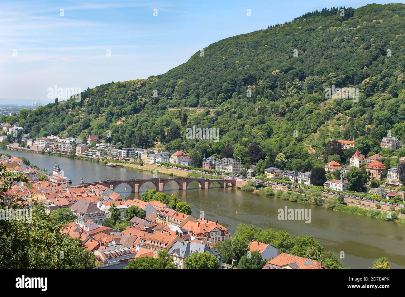 Heidelberger Altstadt Luftbild Stockfotos und -bilder Kaufen - Alamy