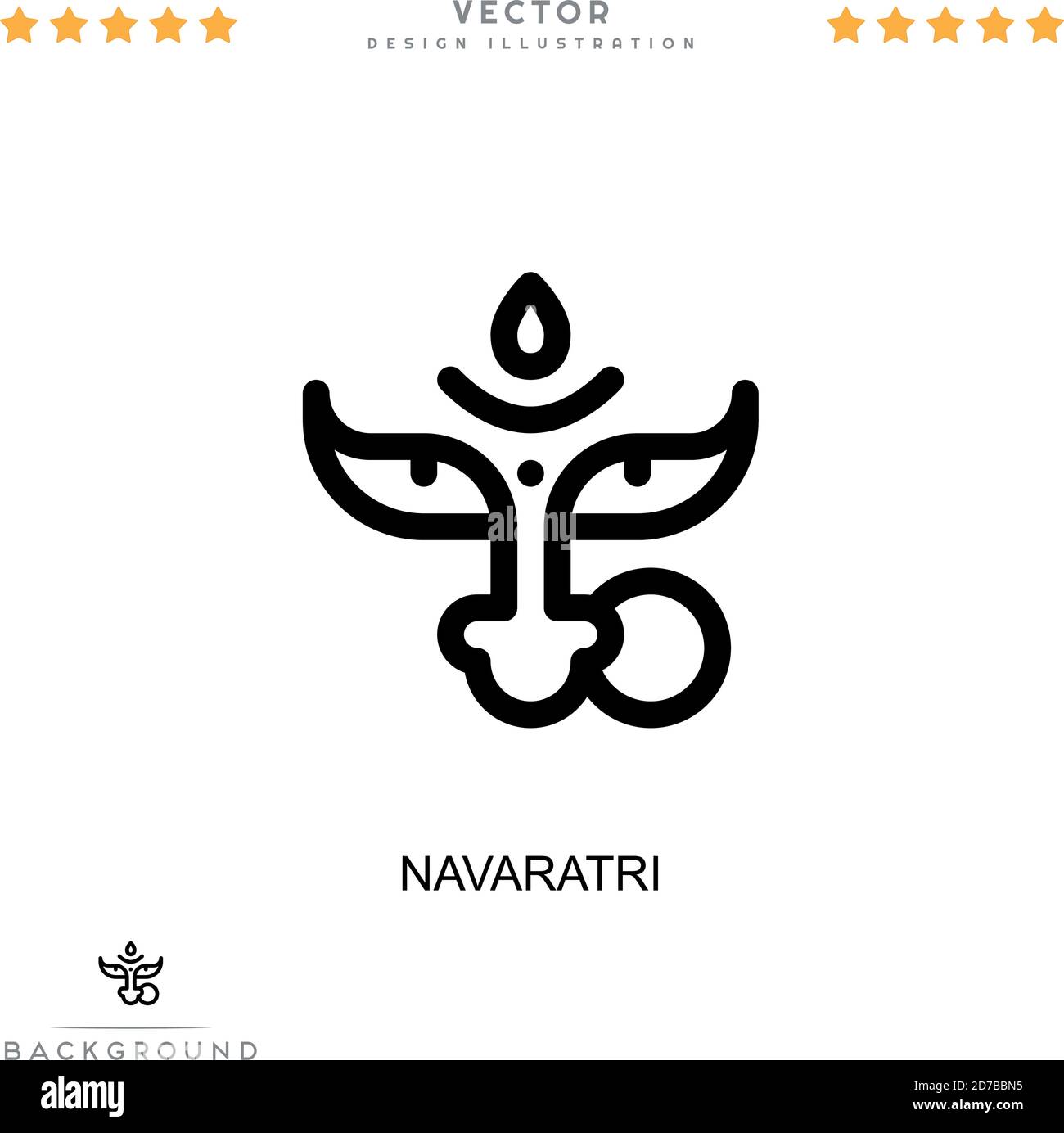 Navaratri urlaub Stock-Vektorgrafiken kaufen - Alamy