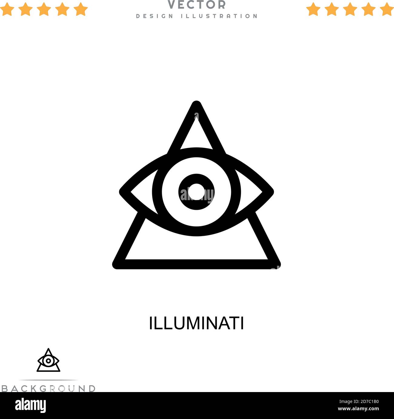The Illuminati Emblem Of Stockfotos und -bilder Kaufen - Alamy