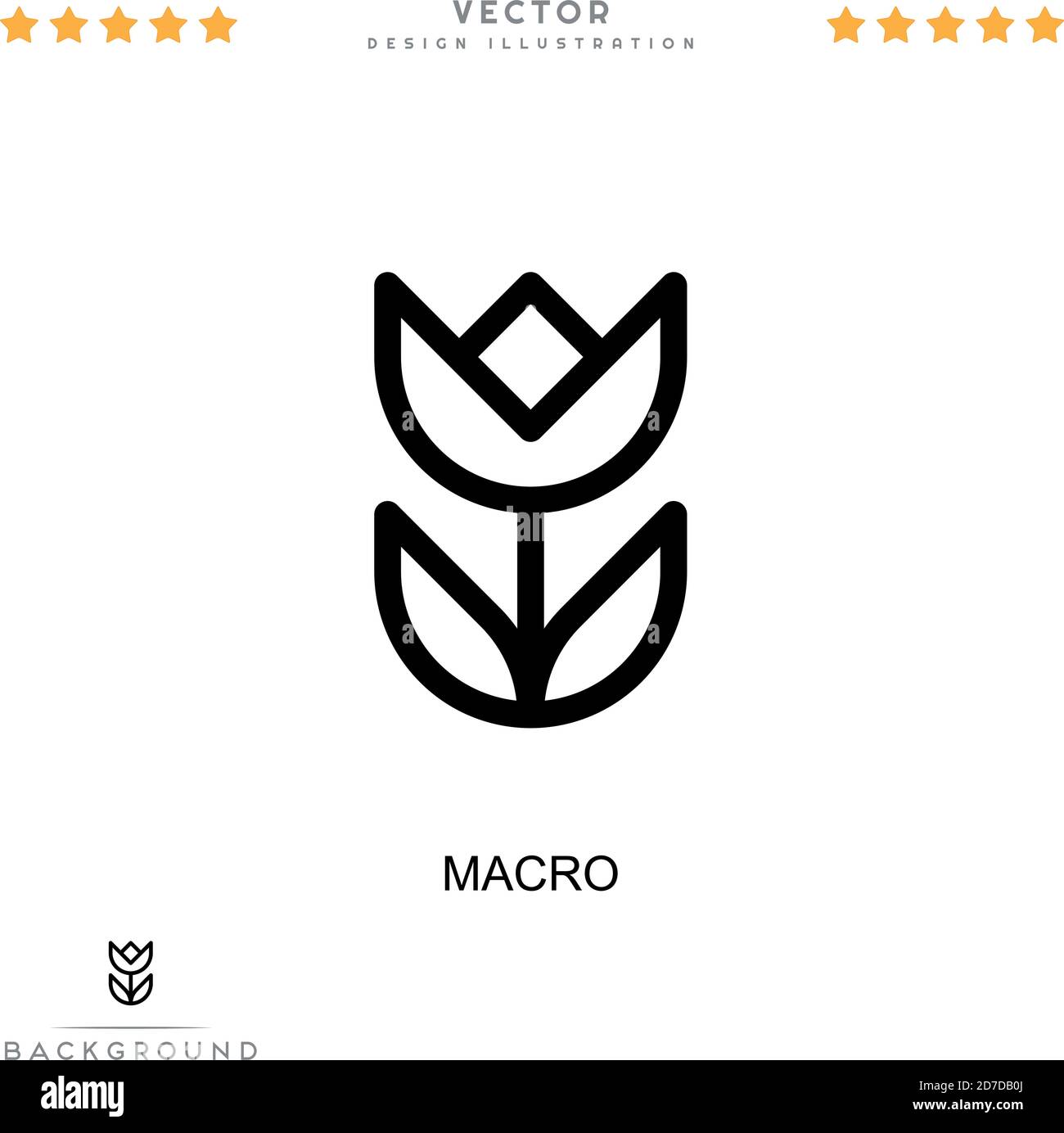 Makro-Symbol. Einfaches Element aus der digitalen Störungs-Sammlung ...