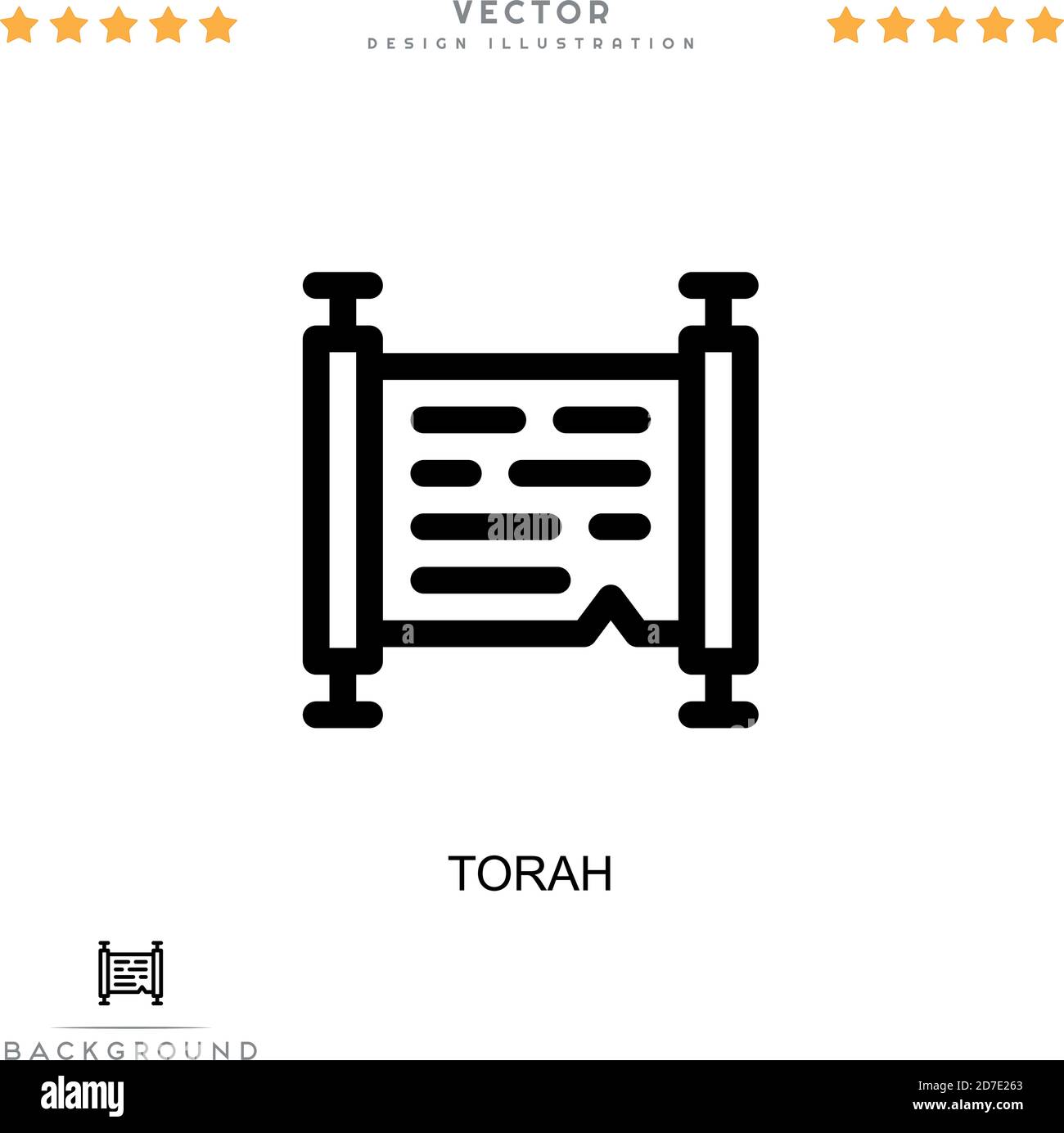 Tora mit kippa Stock-Vektorgrafiken kaufen - Alamy