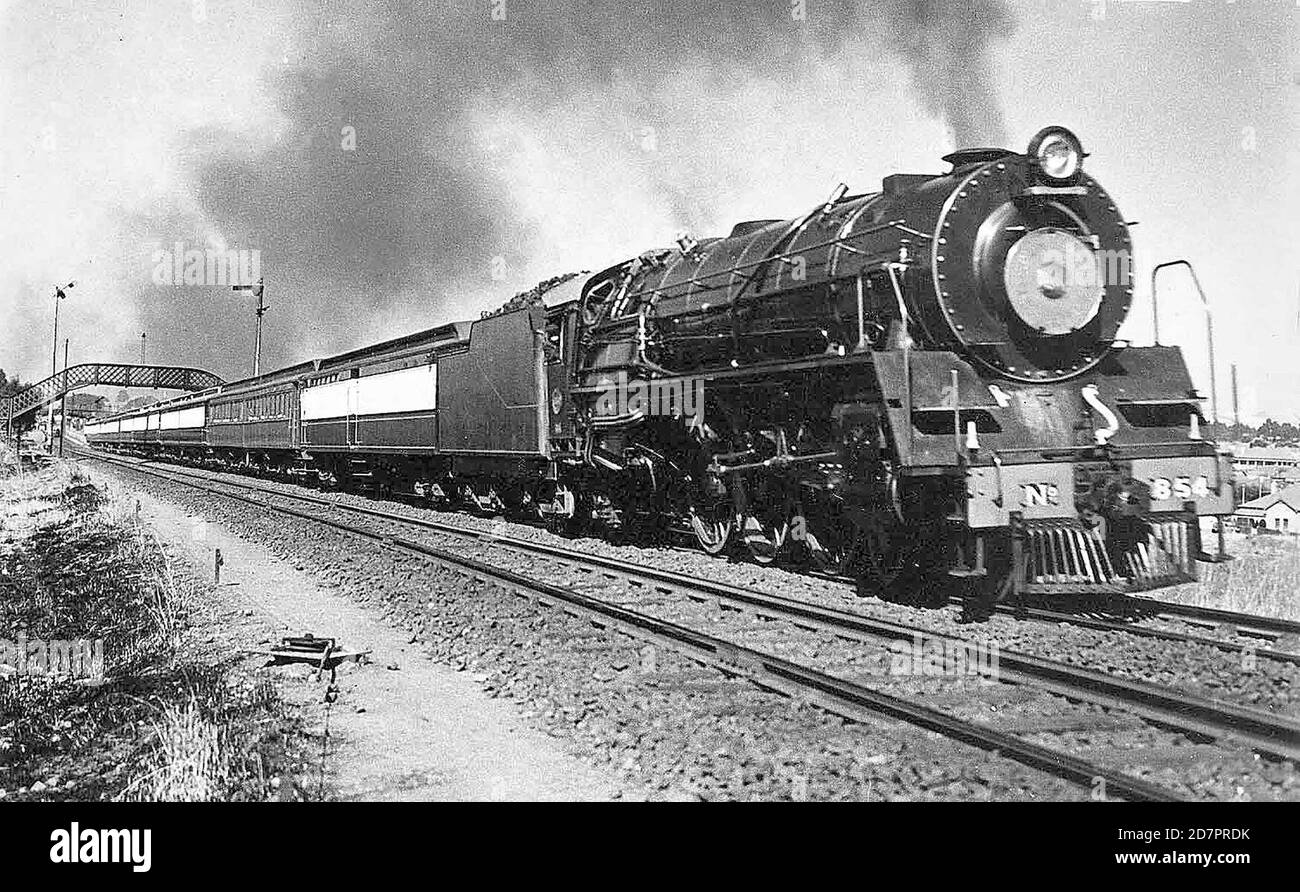 Südafrika Geschichte: SAR-Klasse 16E 854 (4-6-2)Ort: An der Union ...