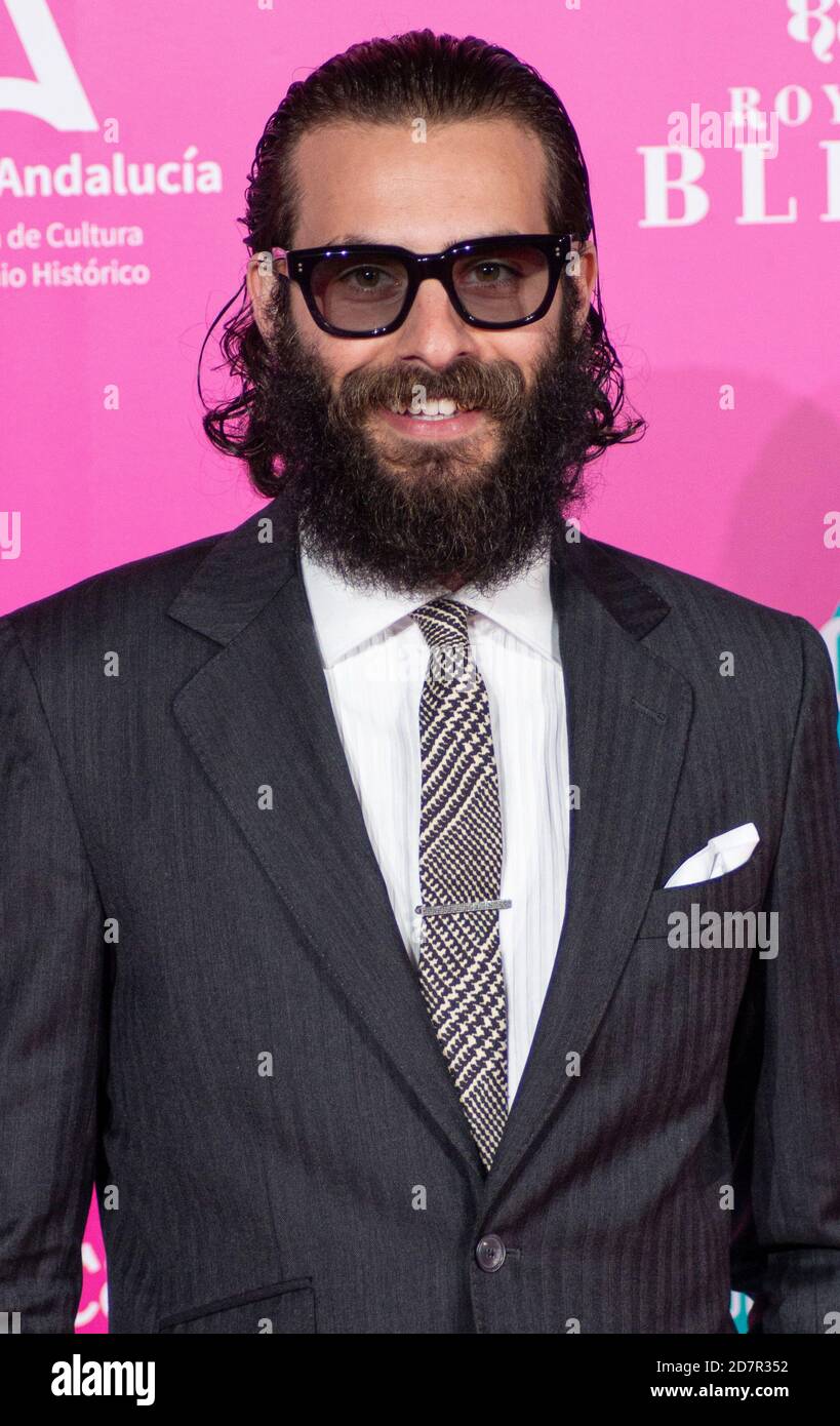 Ibrahim Al Shami nimmt an der Präsentation des Filmfestivals in Málaga ...