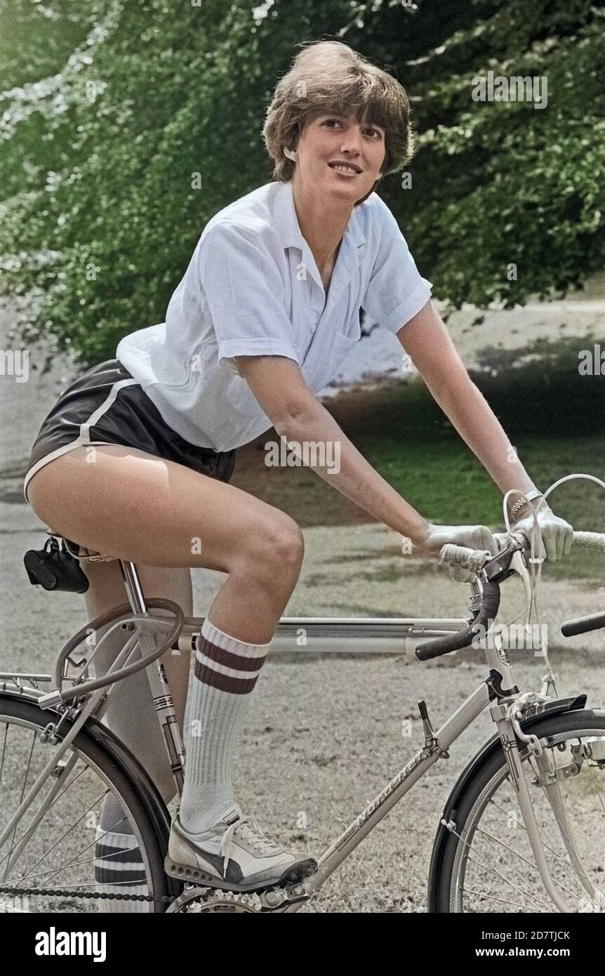 Barbara Frey, deutsche Schauspielerin, beim Freizeitsport, Deutschland ...