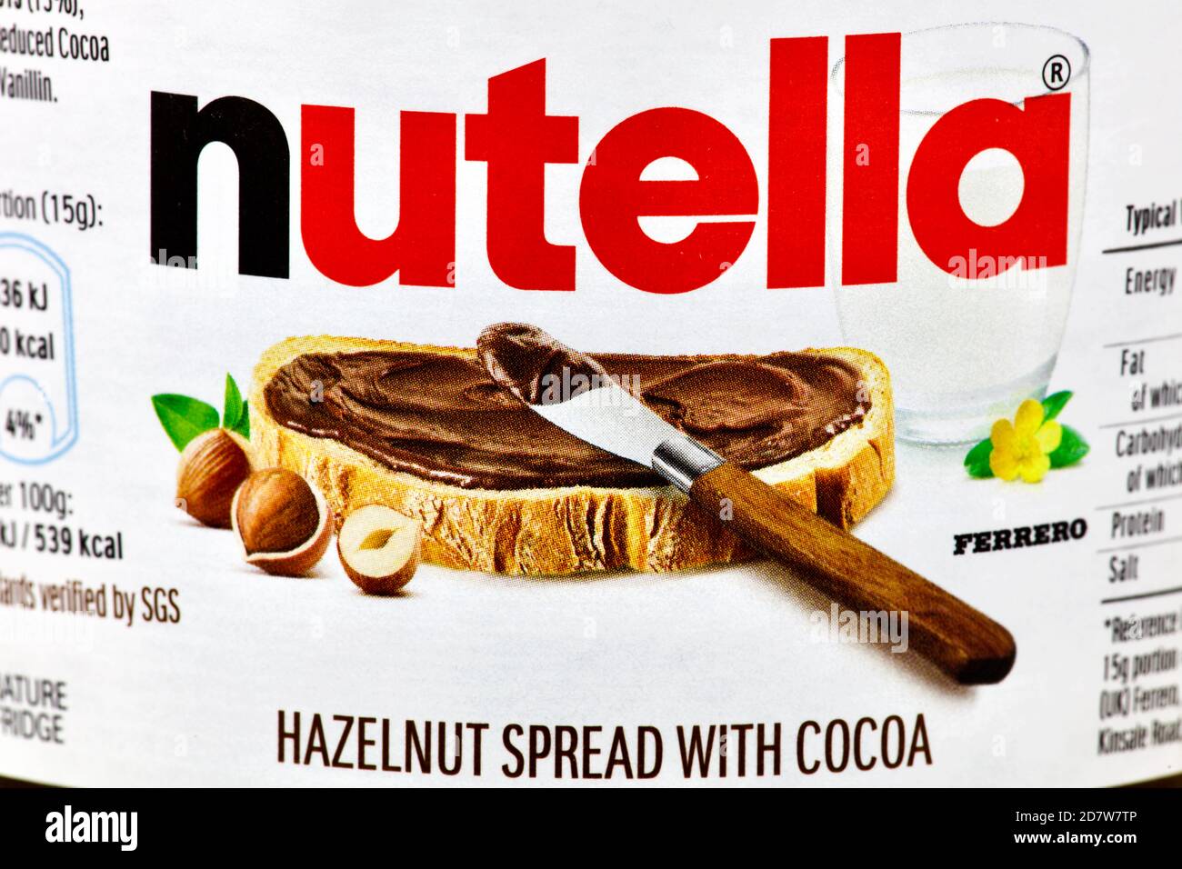 Nutella Logo Stockfotos und -bilder Kaufen - Alamy
