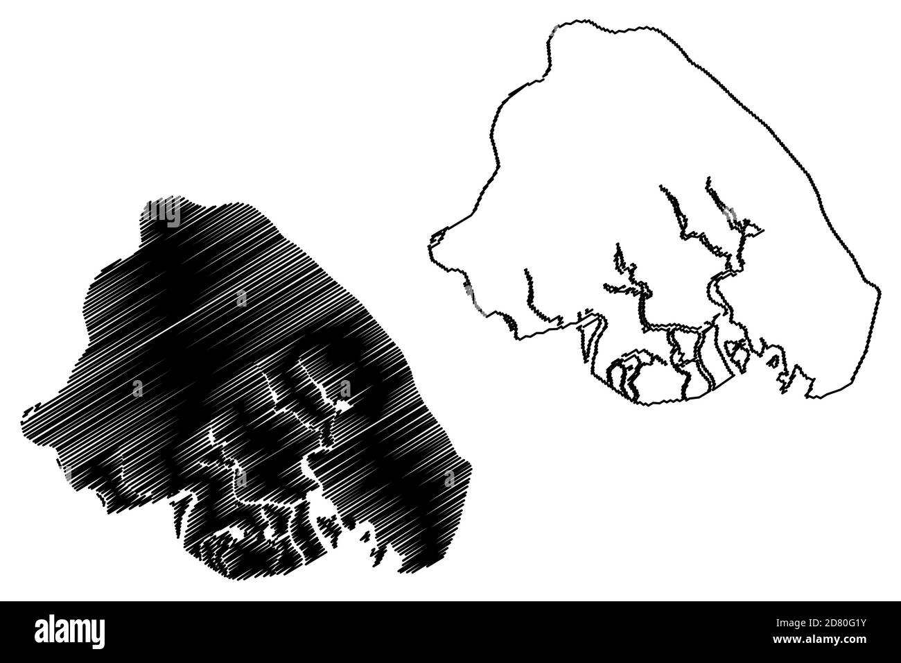 Port Harcourt City (Federal Republic of Nigeria, Rivers State) Karte ...