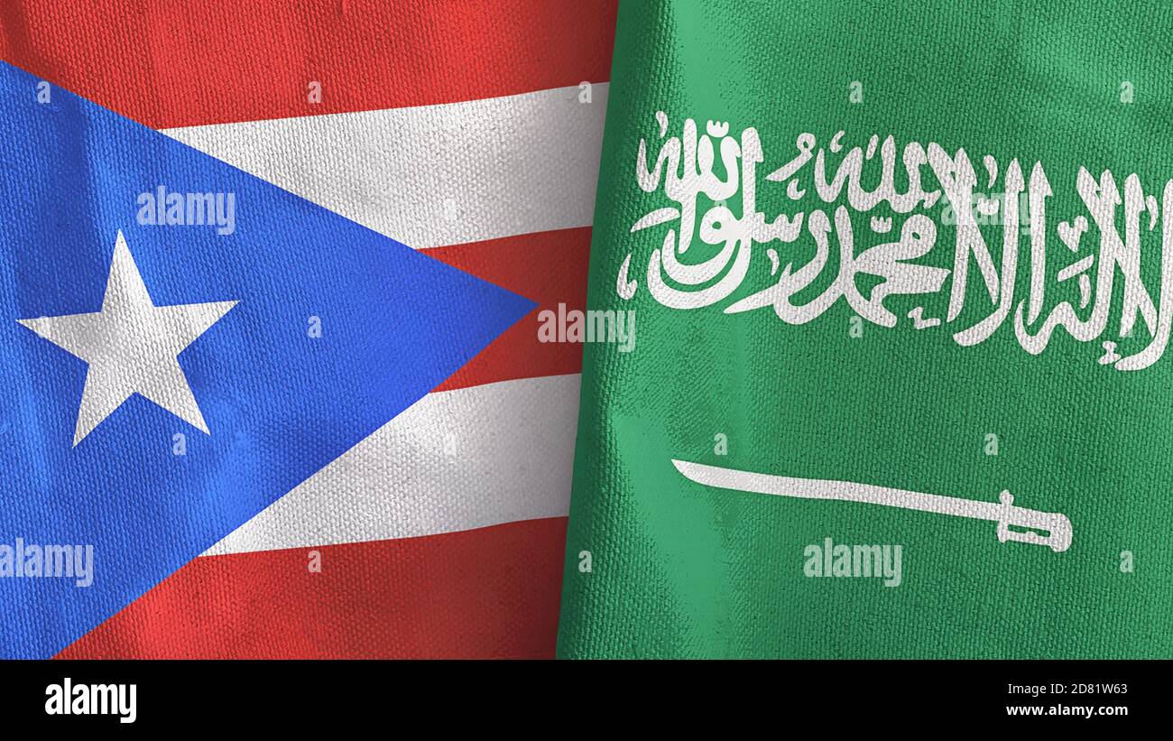 Puerto rico saudi arabia flagge -Fotos und -Bildmaterial in hoher ...