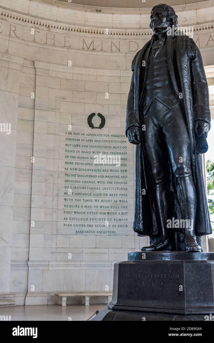 Washington dc thomas jefferson statue -Fotos und -Bildmaterial in hoher ...