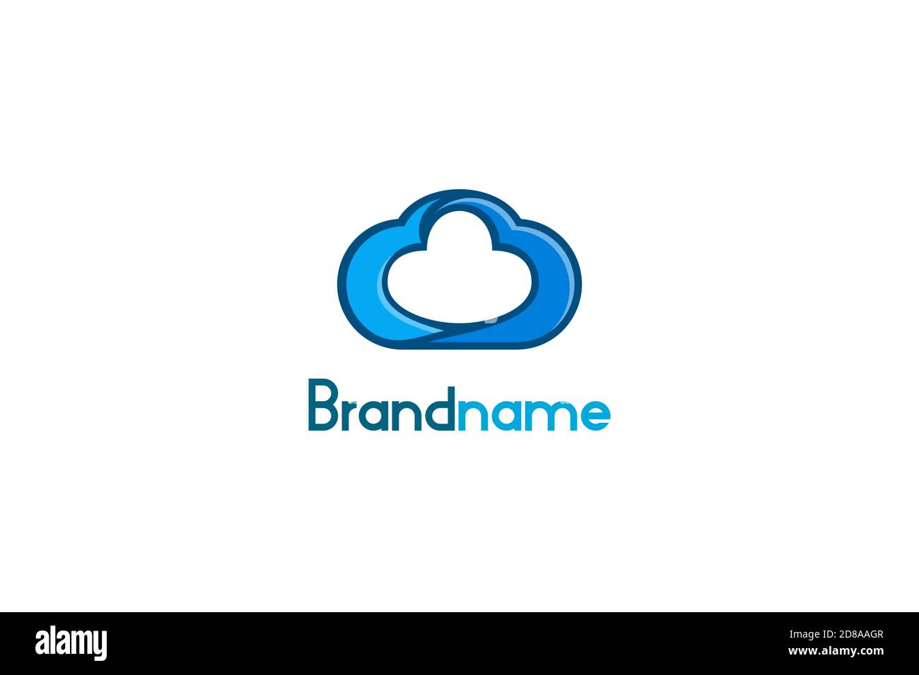 Cloud logo Stock-Vektorgrafiken kaufen - Alamy