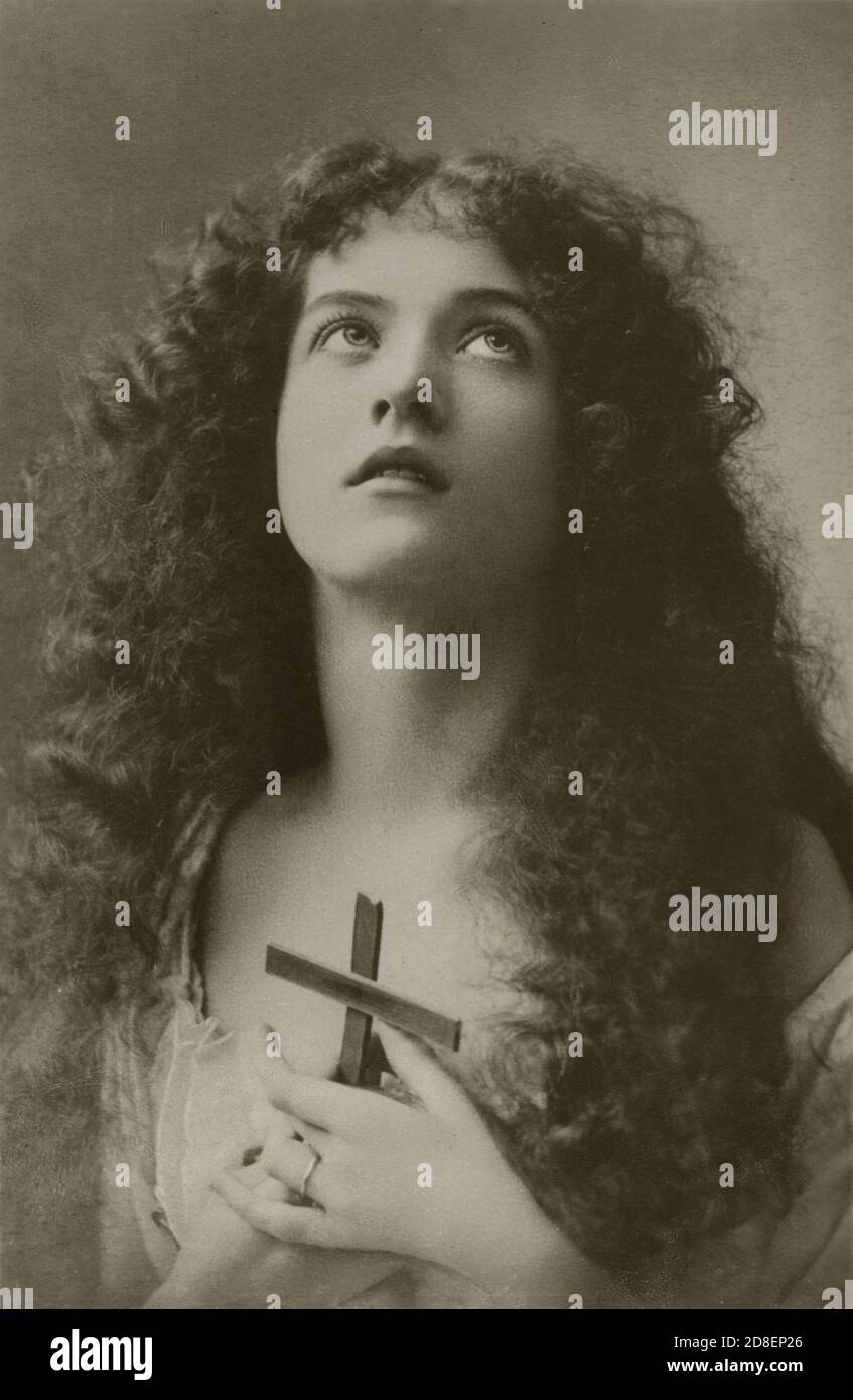 Alte Postkarte. Maude Fealy (amerikanische Schauspielerin) - Rotary 198 ...
