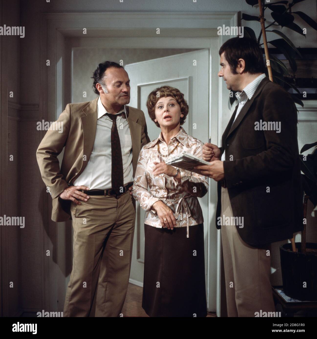Werner Kreindl, Bruni Löbel und Gerd Baltus in Taxi 4012, Regie ...