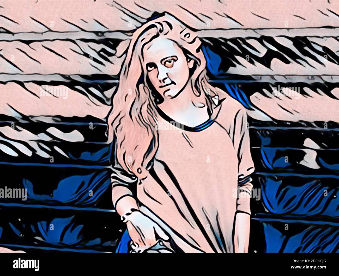 Weiblicher umriss zum malen -Fotos und -Bildmaterial in hoher Auflösung – Alamy