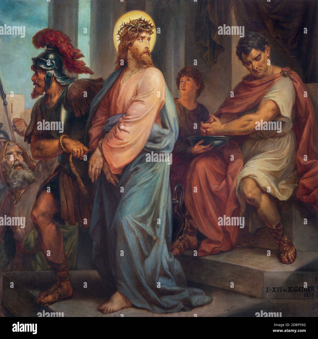 Jesus before pilate -Fotos und -Bildmaterial in hoher Auflösung – Alamy