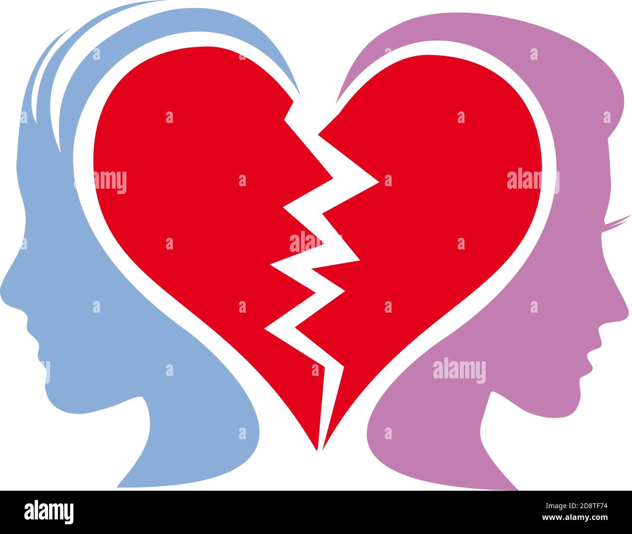 Scheidung Clipart Heart