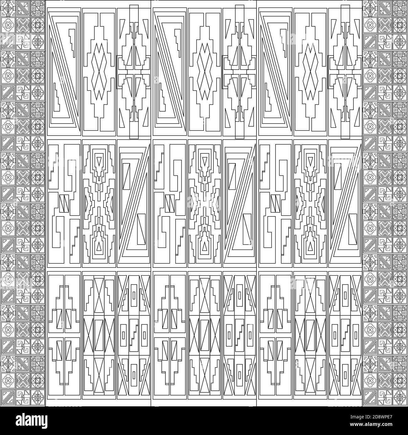 Inka stil Stock-Vektorgrafiken kaufen - Alamy