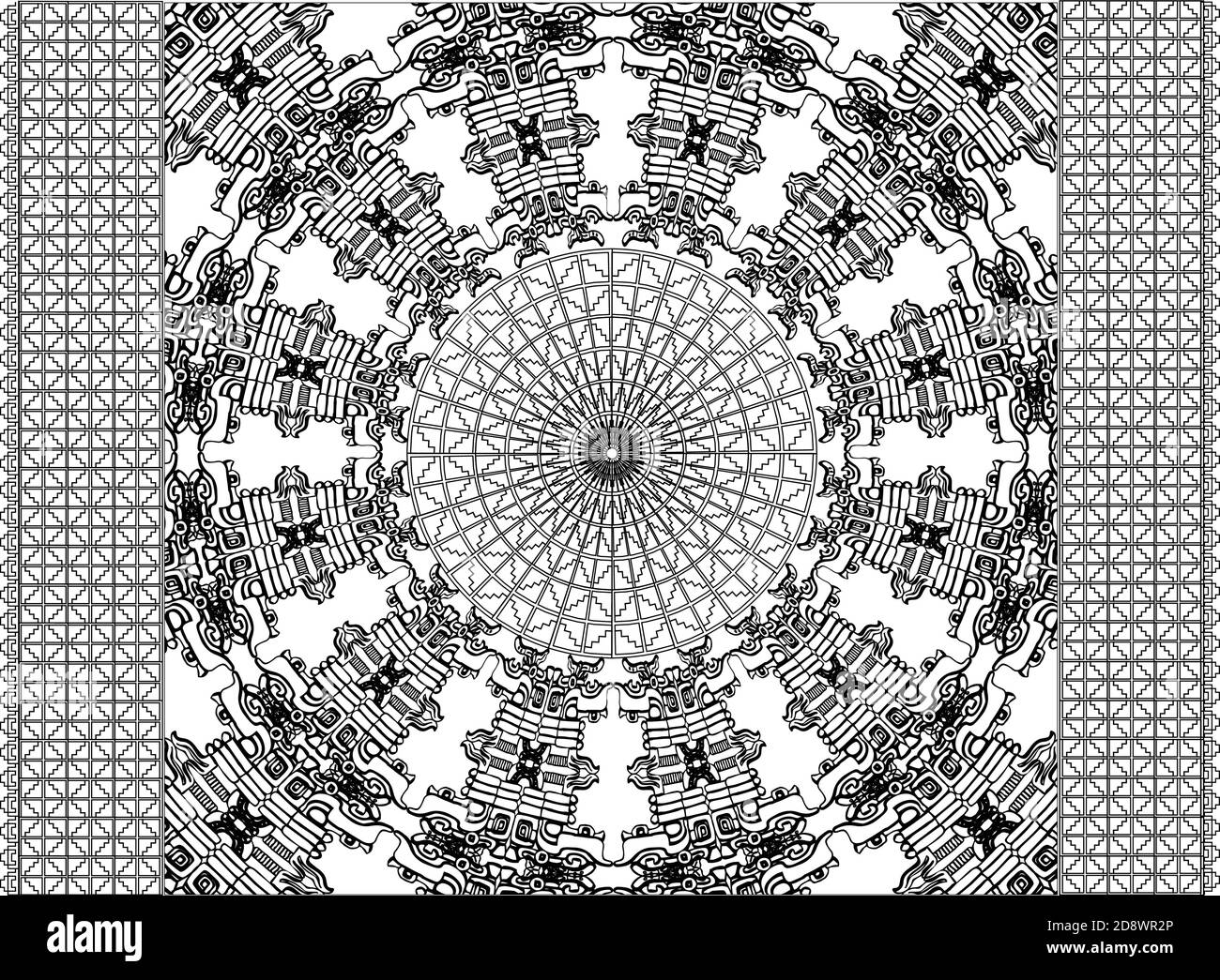 Inka stil Stock-Vektorgrafiken kaufen - Alamy