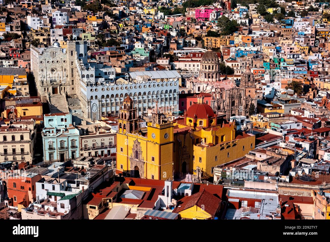 Das UNESCO-Weltkulturerbe Centro Historico in Guanajuato, Mexiko ...