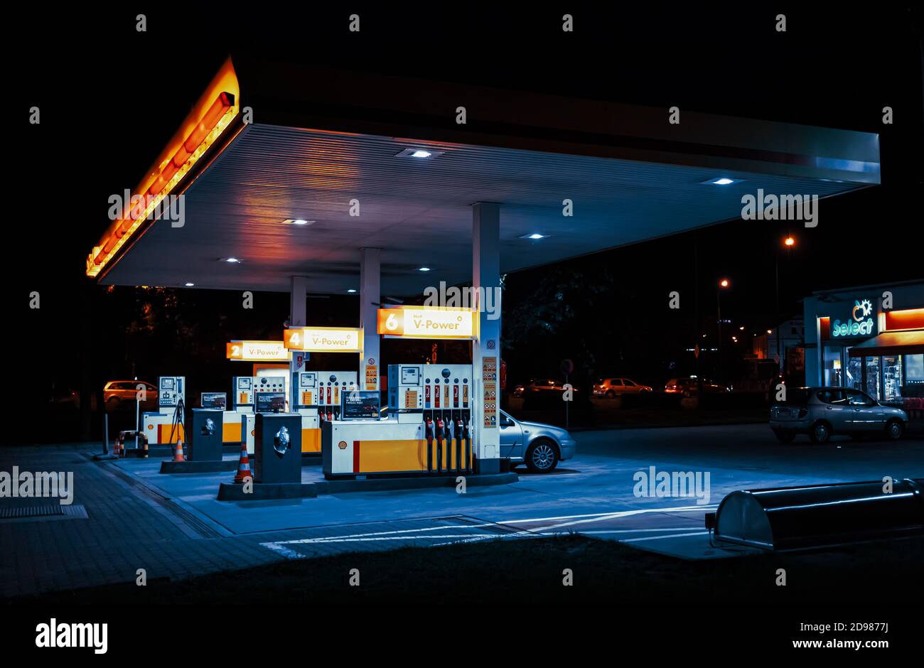 Shell Gas Station Stockfotos und -bilder Kaufen - Alamy