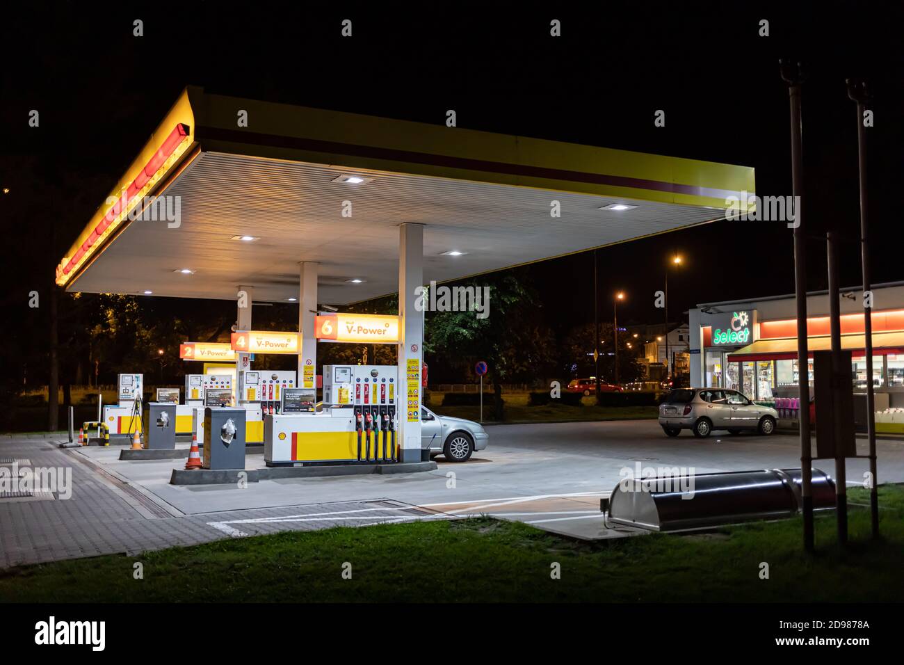 Shell Gas Station Stockfotos und -bilder Kaufen - Alamy
